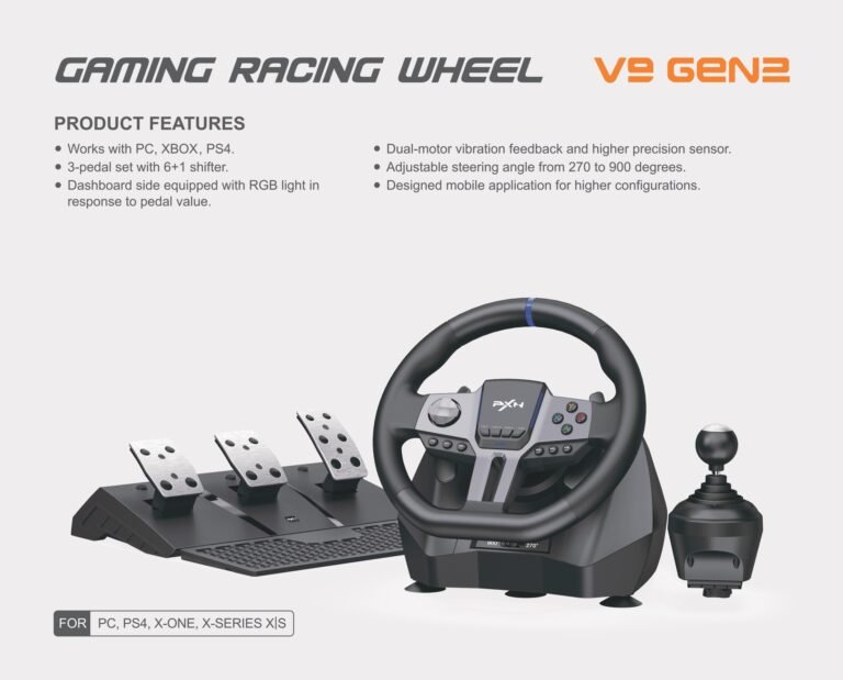 PXN STEERING WHEEL V9 GEN 2 - PXN Pakistan