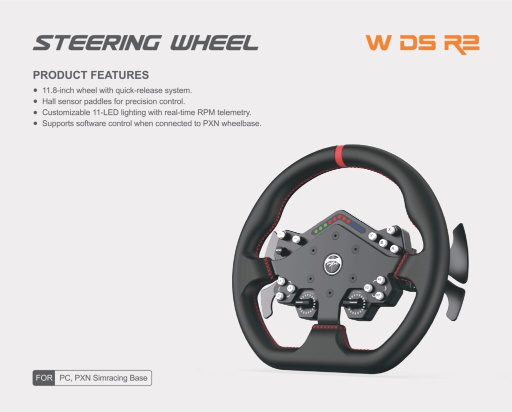 PXN SIMRACING STEERING WHEEL BASE WDS R2 - PXN Pakistan