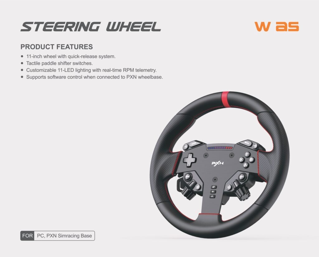 PXN SIMRACING STEERING WHEEL BASE W as - PXN Pakistan