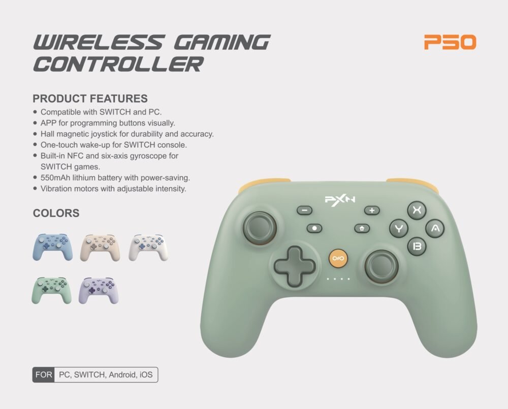 PXN P50 Wireless Gaming Controller - PXN Pakistan